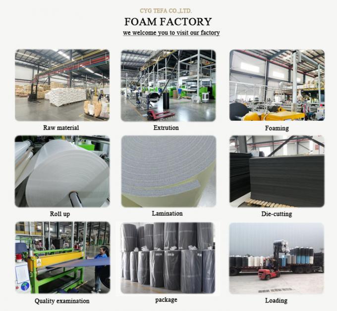 IXPE Closed Cell Insulation Foam Foil Backed NON Adhesive 1000mm-1200mm ...