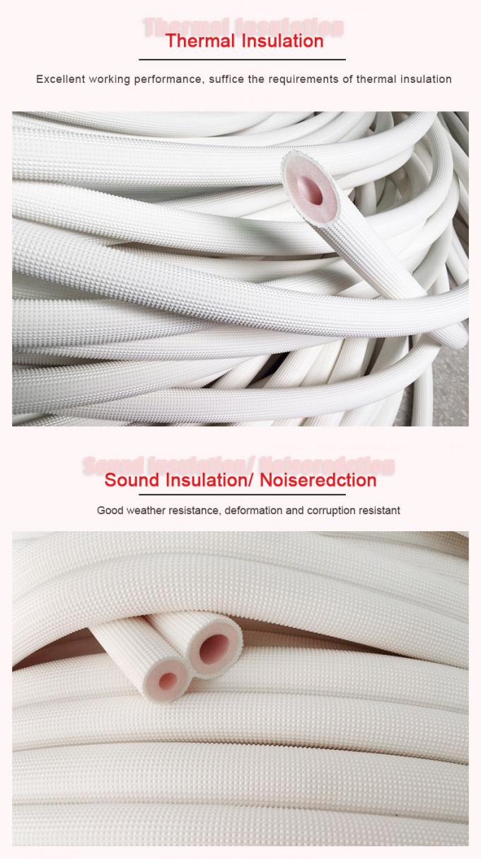 pipe insulation foam White PE Foam Pipe Insulation tube for Air ...